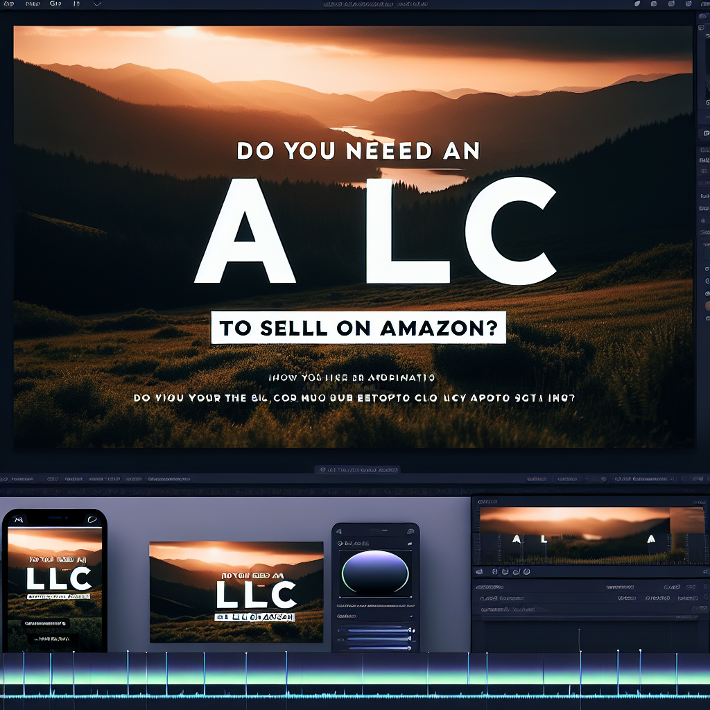 Do I Need An Llc To Sell On Amazon